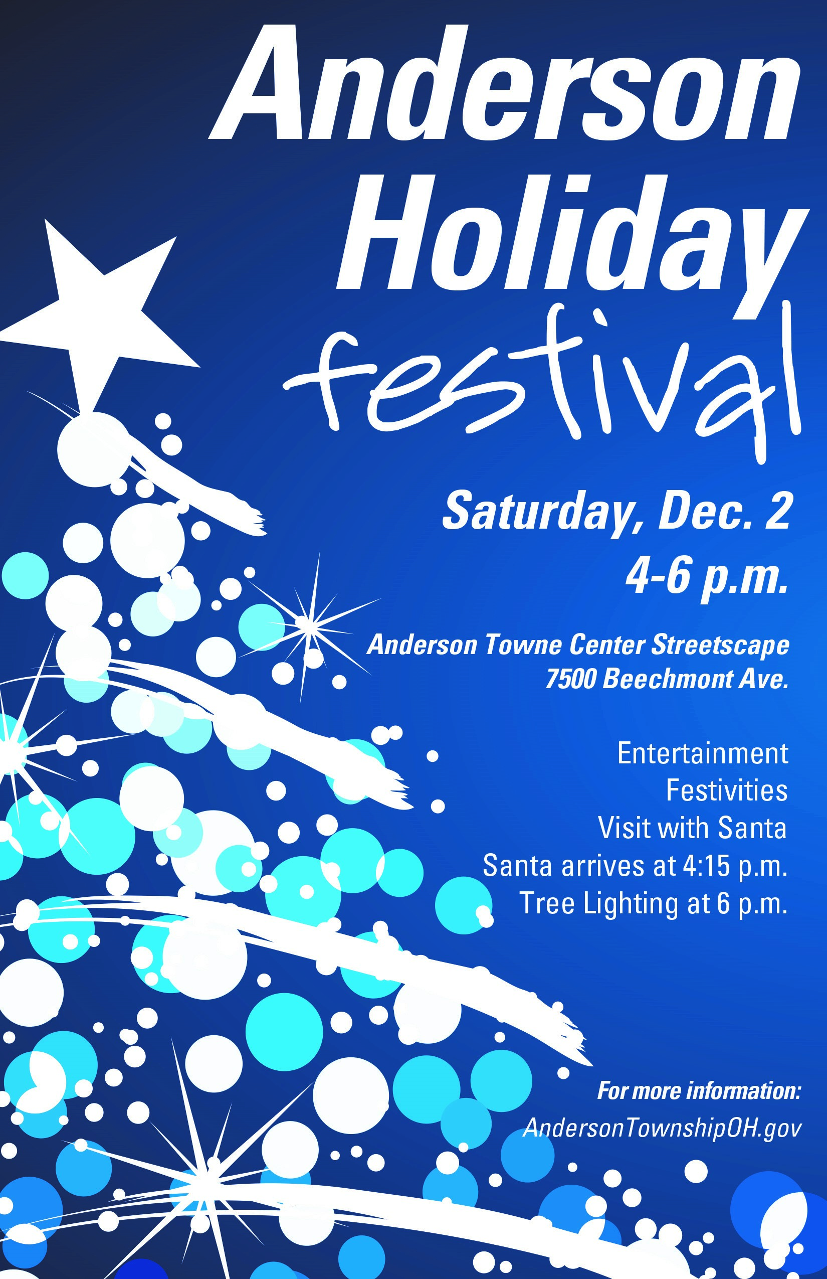 Start Holiday Fun at Towne Center on December 2 > Anderson Township