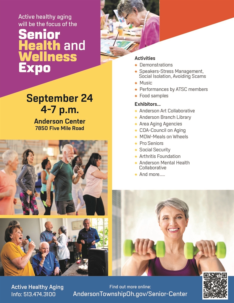 Anderson Senior Health and Wellness Expo Set for September 24 ...