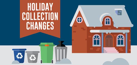 Note Curbside Trash, Recycling Pickup Delayed for All for Holidays ...
